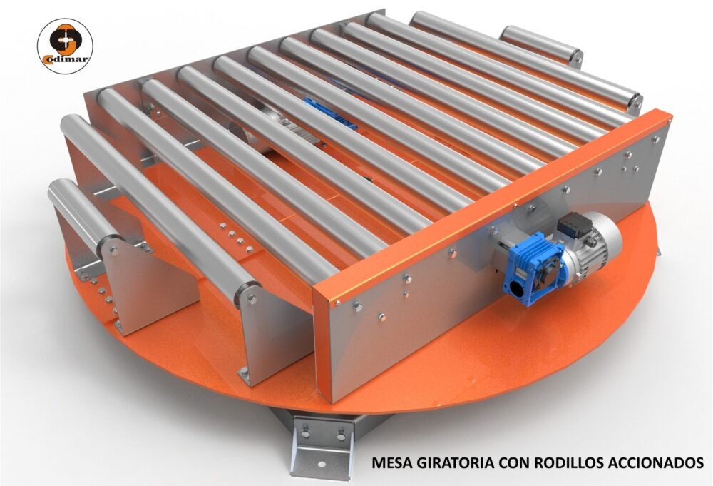 Mesa Giratoria con Rodillos Accionados | Codimar